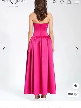 Miss Circle | Dresses | Brand New Strapless Gown | Poshmark